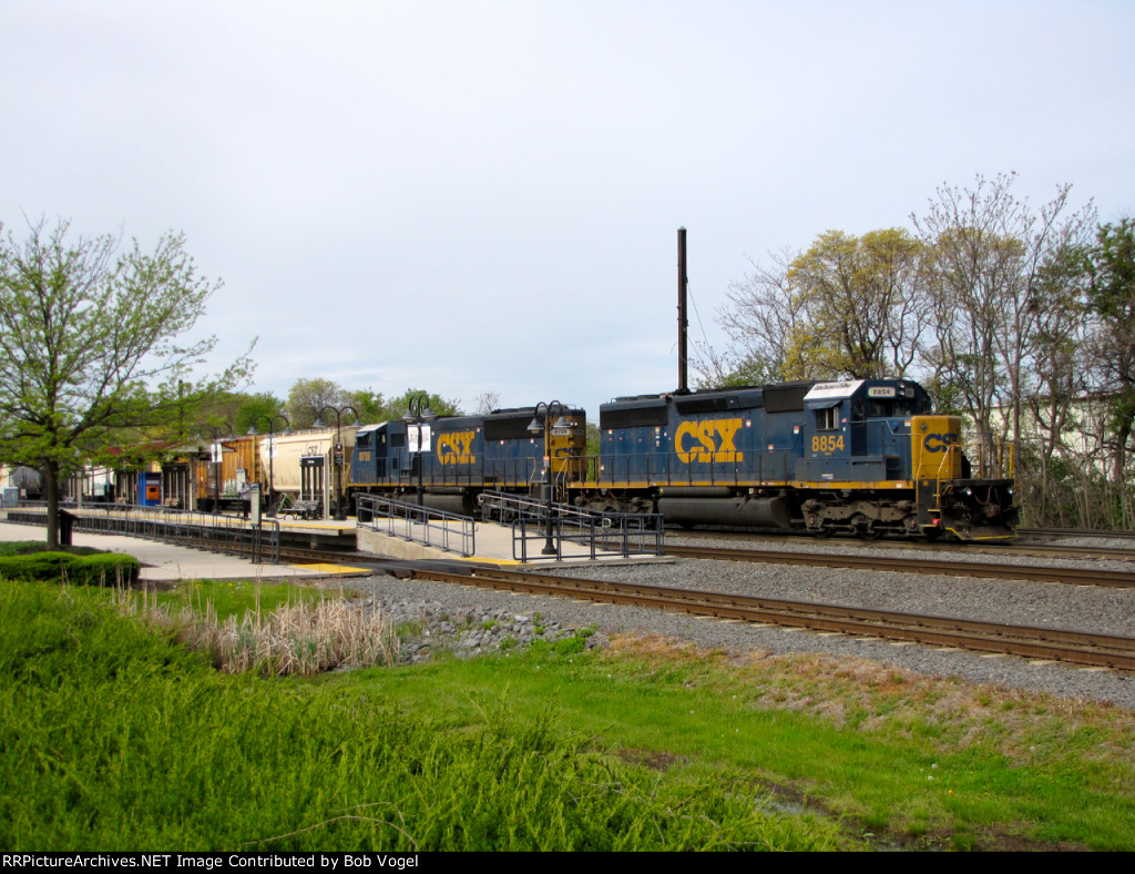 CSX 8854 and 8758